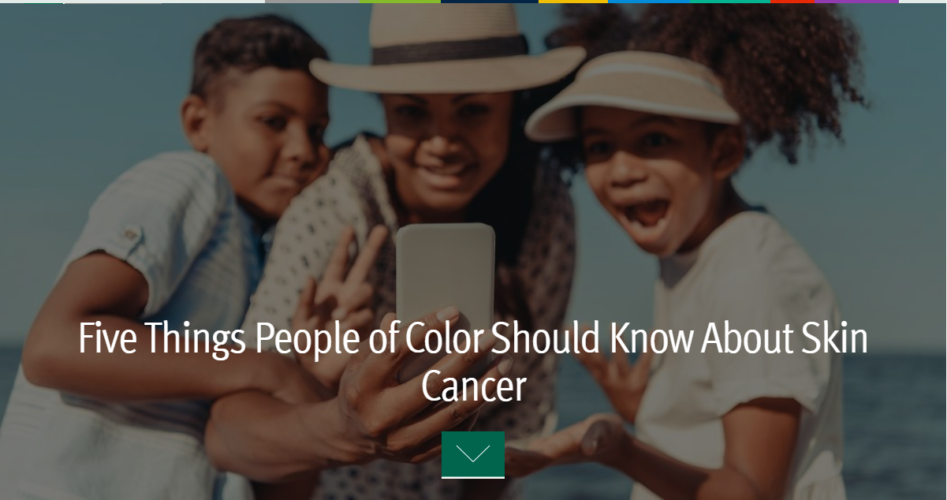 Five Things People of Color Should Know About Skin Cancer